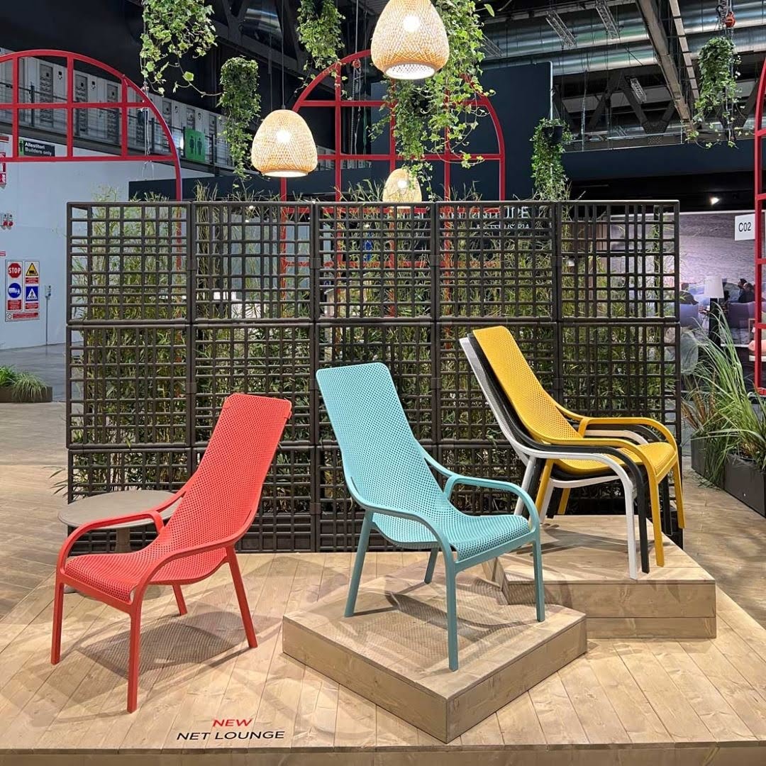 Nardi Net Lounge stoel - Senape - Ultiem Buitenleven