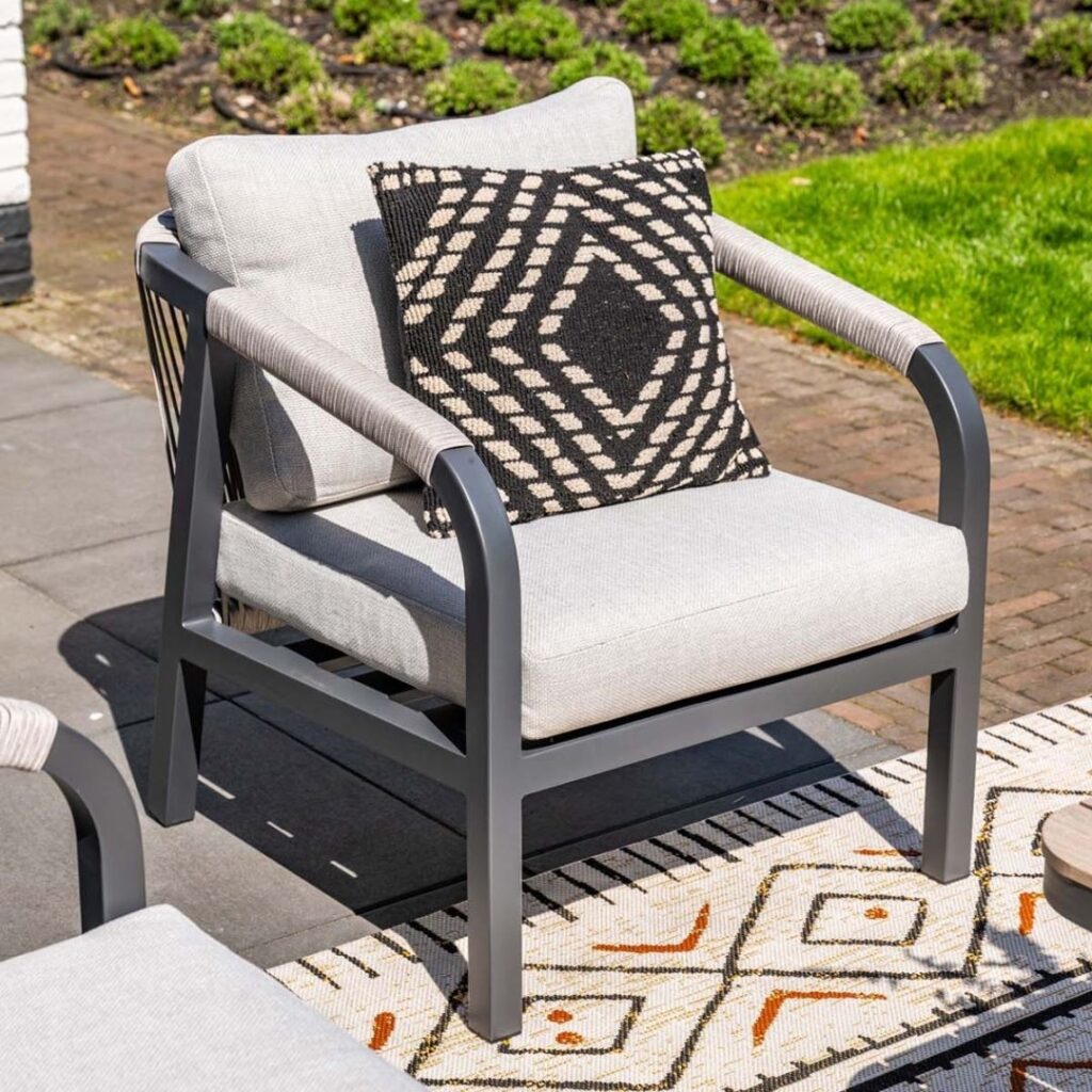 Garden Impressions Monti sofa loungeset 4-delig Antraciet/Taupe ...