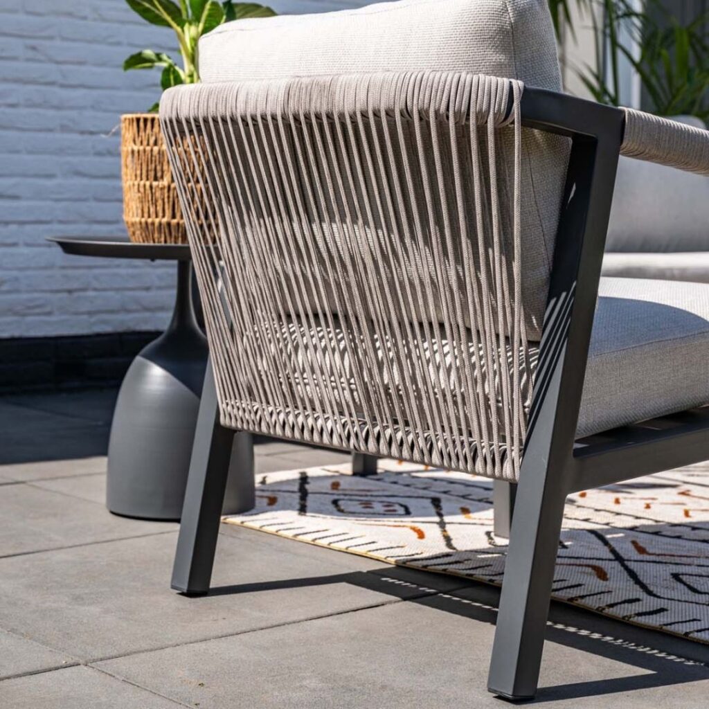 Garden Impressions Monti sofa loungeset 4-delig Antraciet/Taupe ...